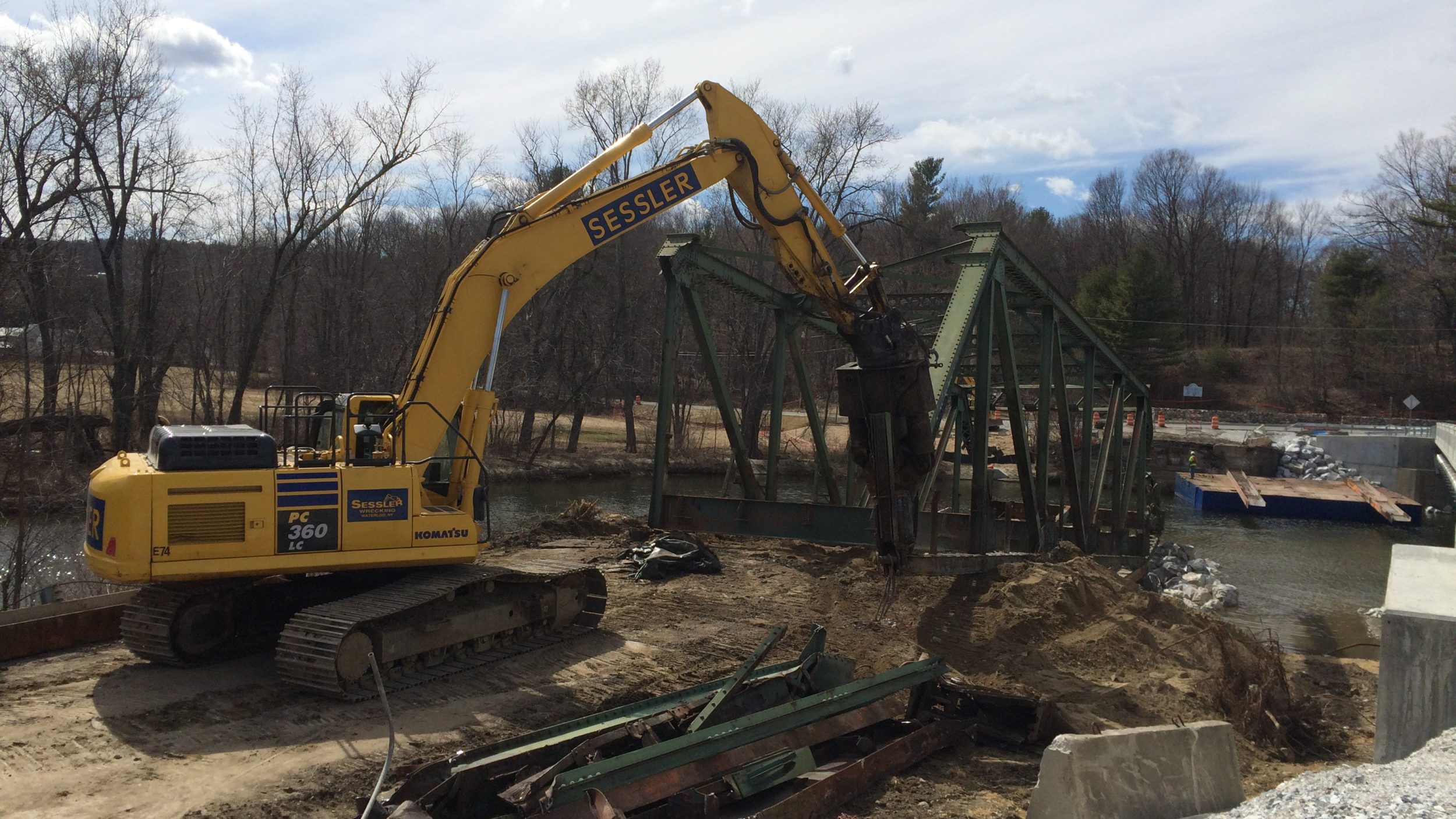 CSX Jericho Bridge, Bethlehem, New York - Sessler Wrecking