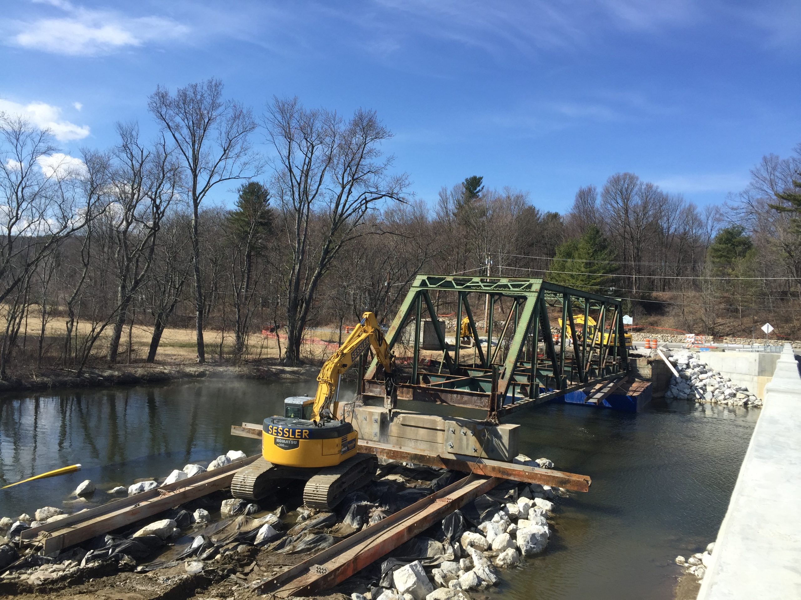 CSX Jericho Bridge, Bethlehem, New York - Sessler Wrecking